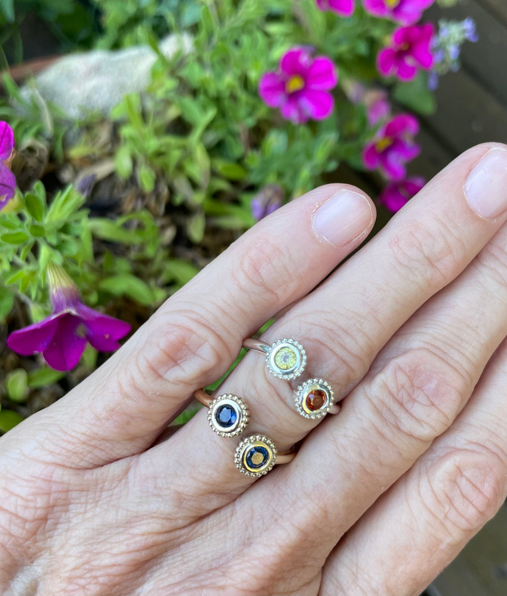 Sapphire Blossom ring – Andrea Isaac