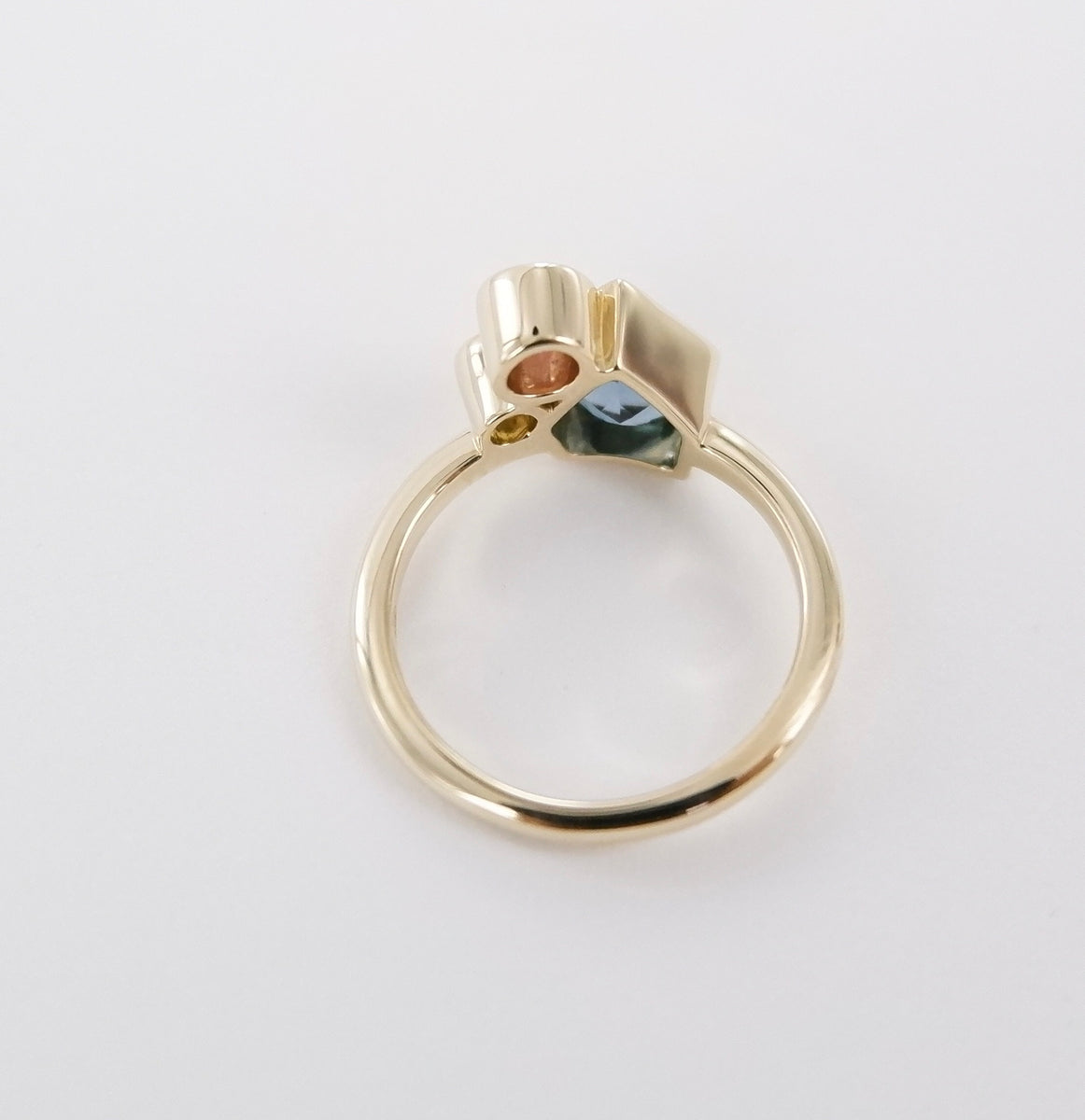 Fancy Pentagon Gold Ring – Andrea Isaac